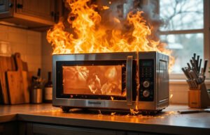 Microwave Caught on Fire with Nothing in it? Here’s What to Do